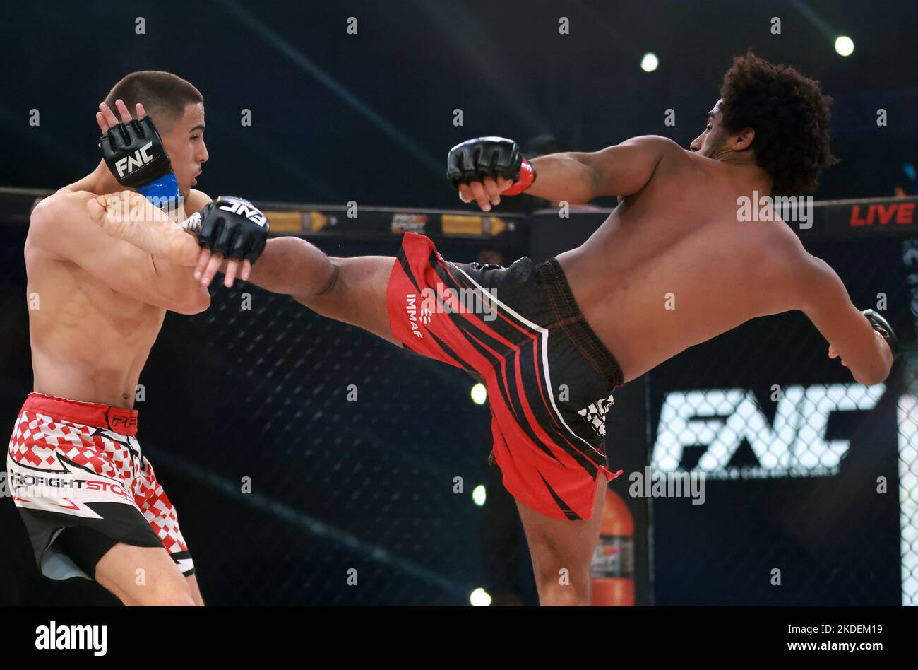 Leandro Gomes of Portugal fight against Fran Luka Djuric of Croatia ...