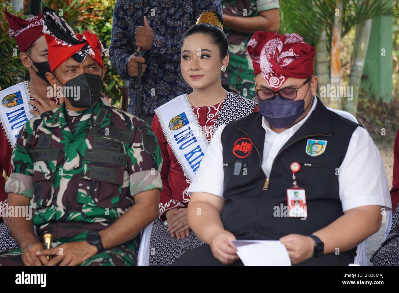 The regent of Kediri Hanindhito Himawan Pramana (Mas Dhito) on the ...