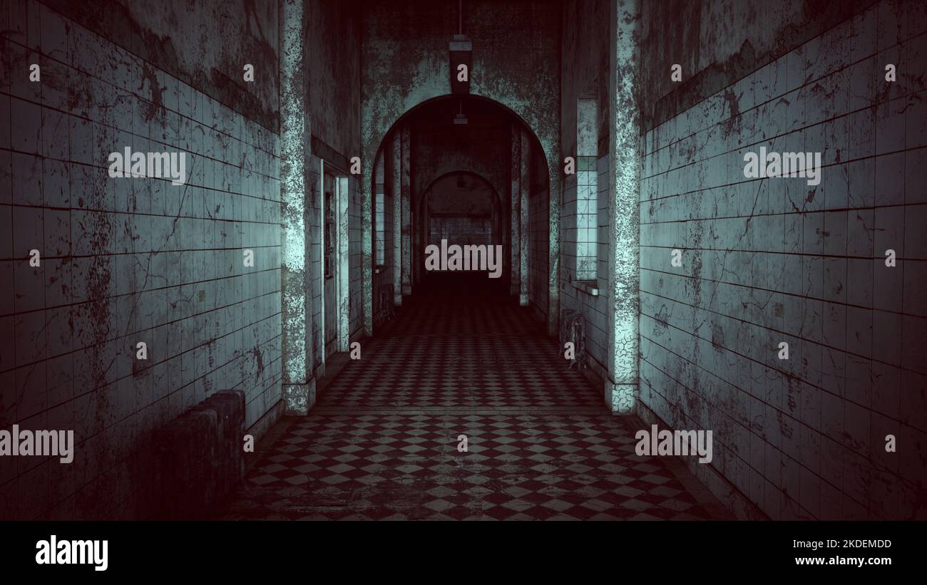 Derelict Asylum Halloween Dark Film Grain Analogue Aesthetic Gothic ...