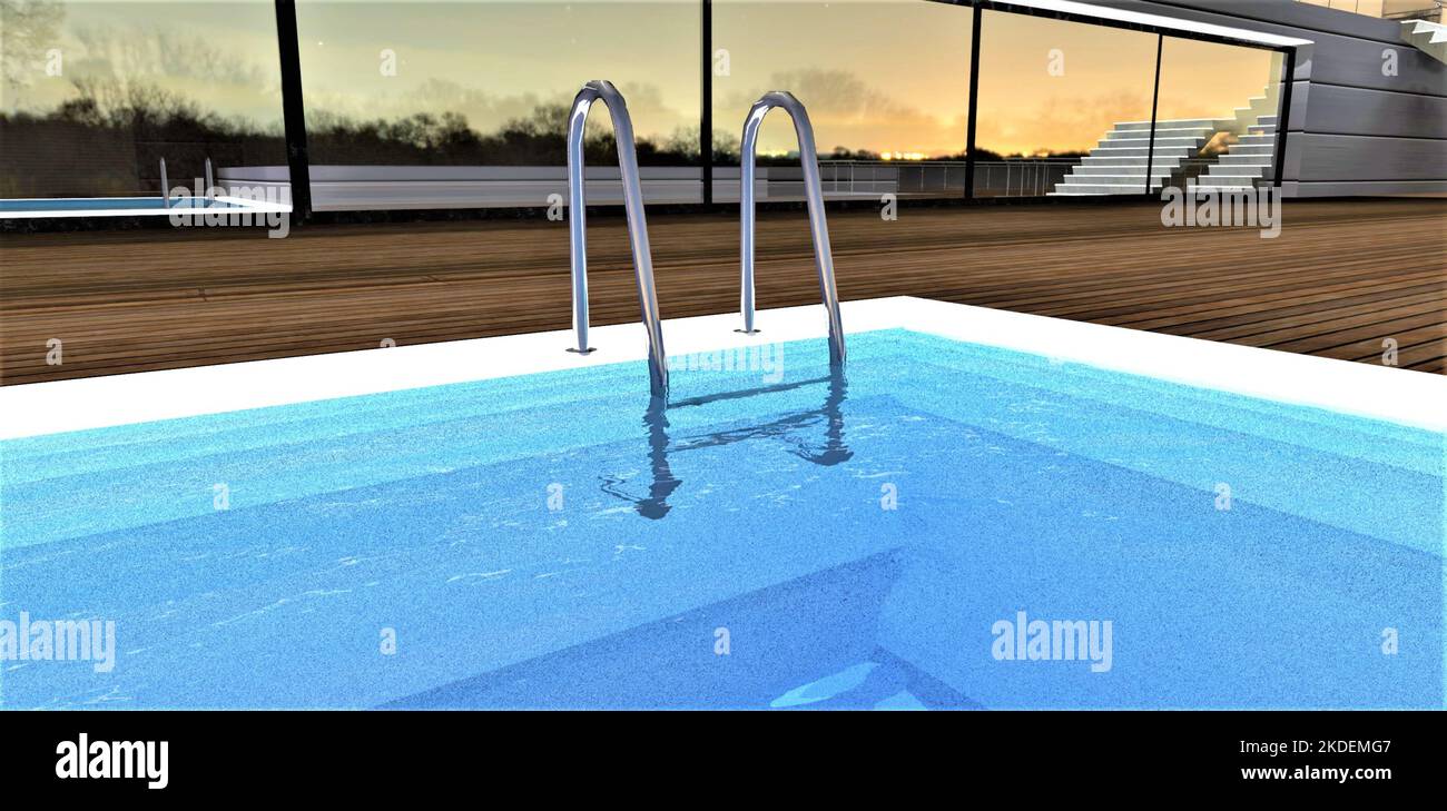 Swimming pool with a glass roof hi-res stock photography and images - Alamy