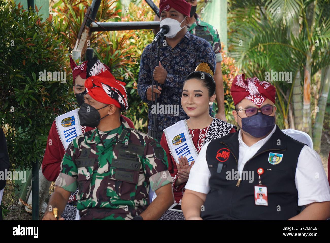 The regent of Kediri Hanindhito Himawan Pramana (Mas Dhito) on the ...