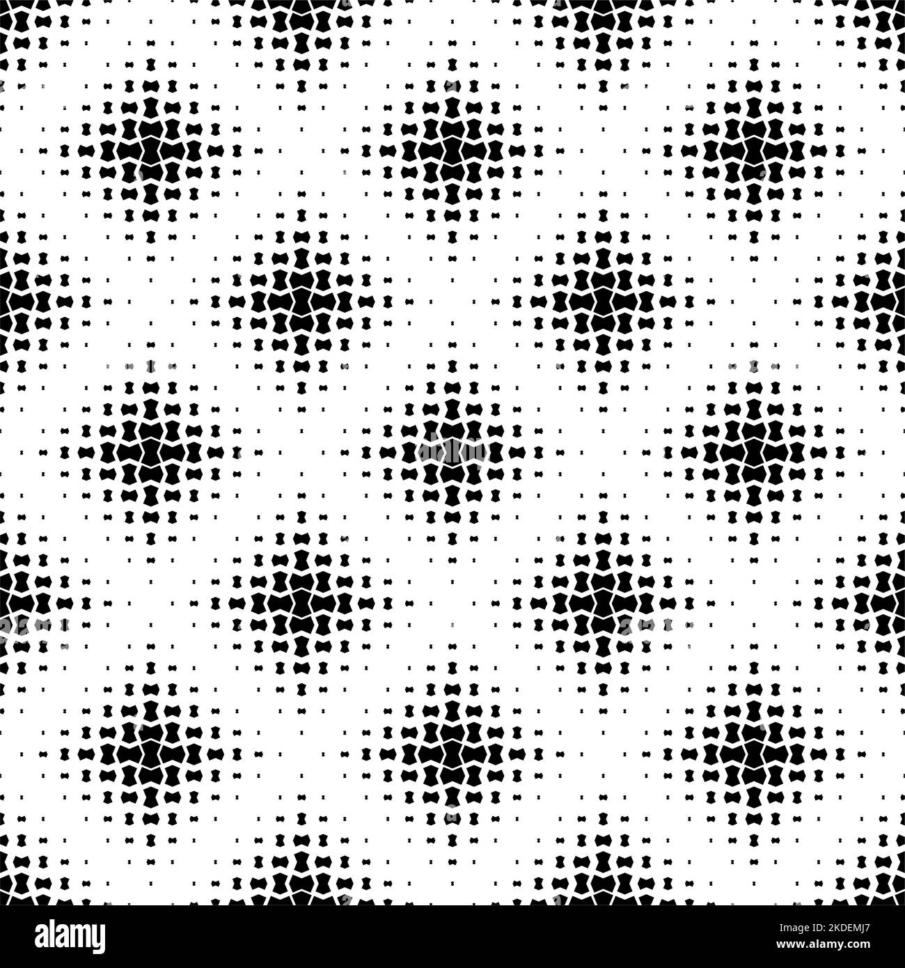 Seamless Geometric pattern of black figures on a white background.SCALE ...