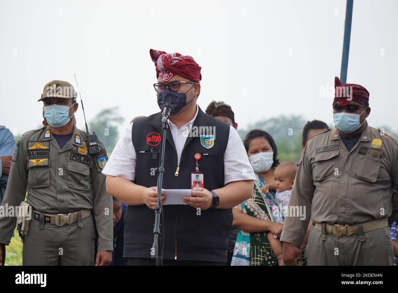 The regent of Kediri Hanindhito Himawan Pramana (Mas Dhito) on the ...