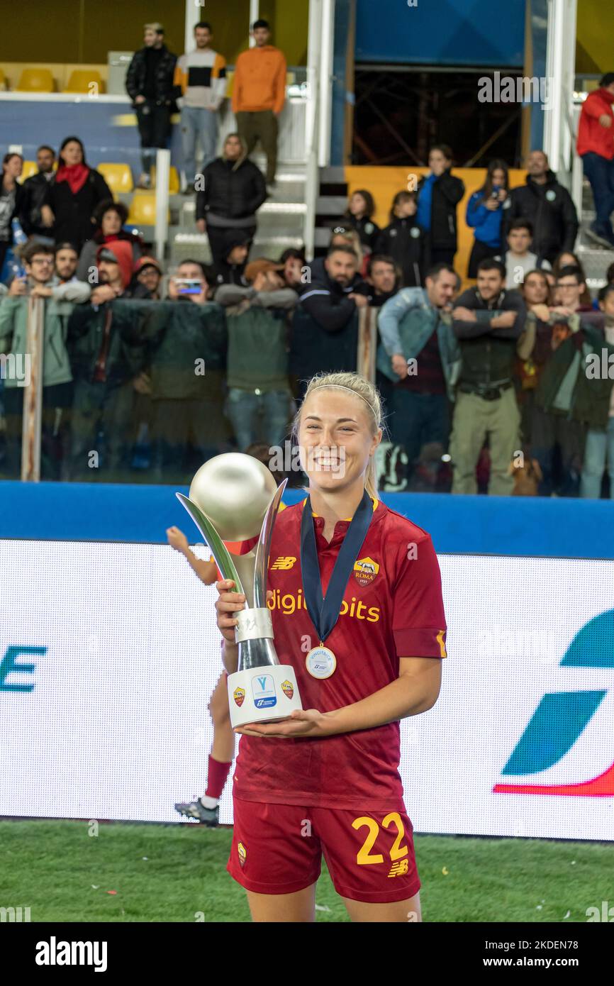 Sophie Roman Haug (Roma Femminile) during the Italian Women Serie A ...