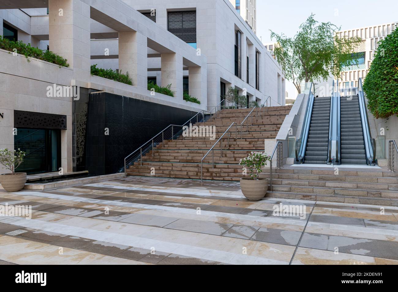 Msheireb, Qatar - March 18, 2022: Building Architecture of Mushreib ...