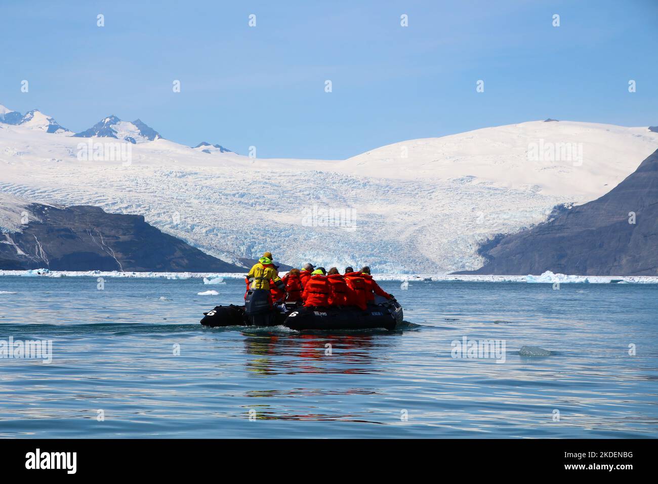 Zodiac cruising in icy hi-res stock photography and images - Alamy