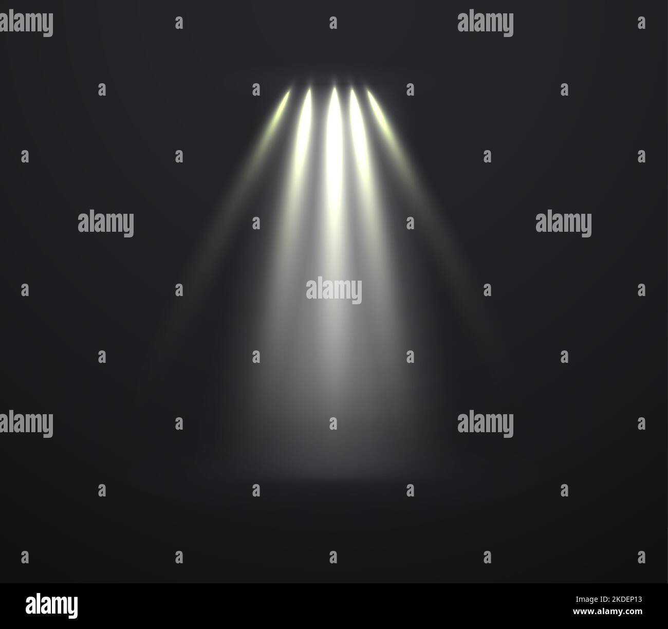 Spotlight effect. Vector progecrot ray in studio. Abstract theater ...