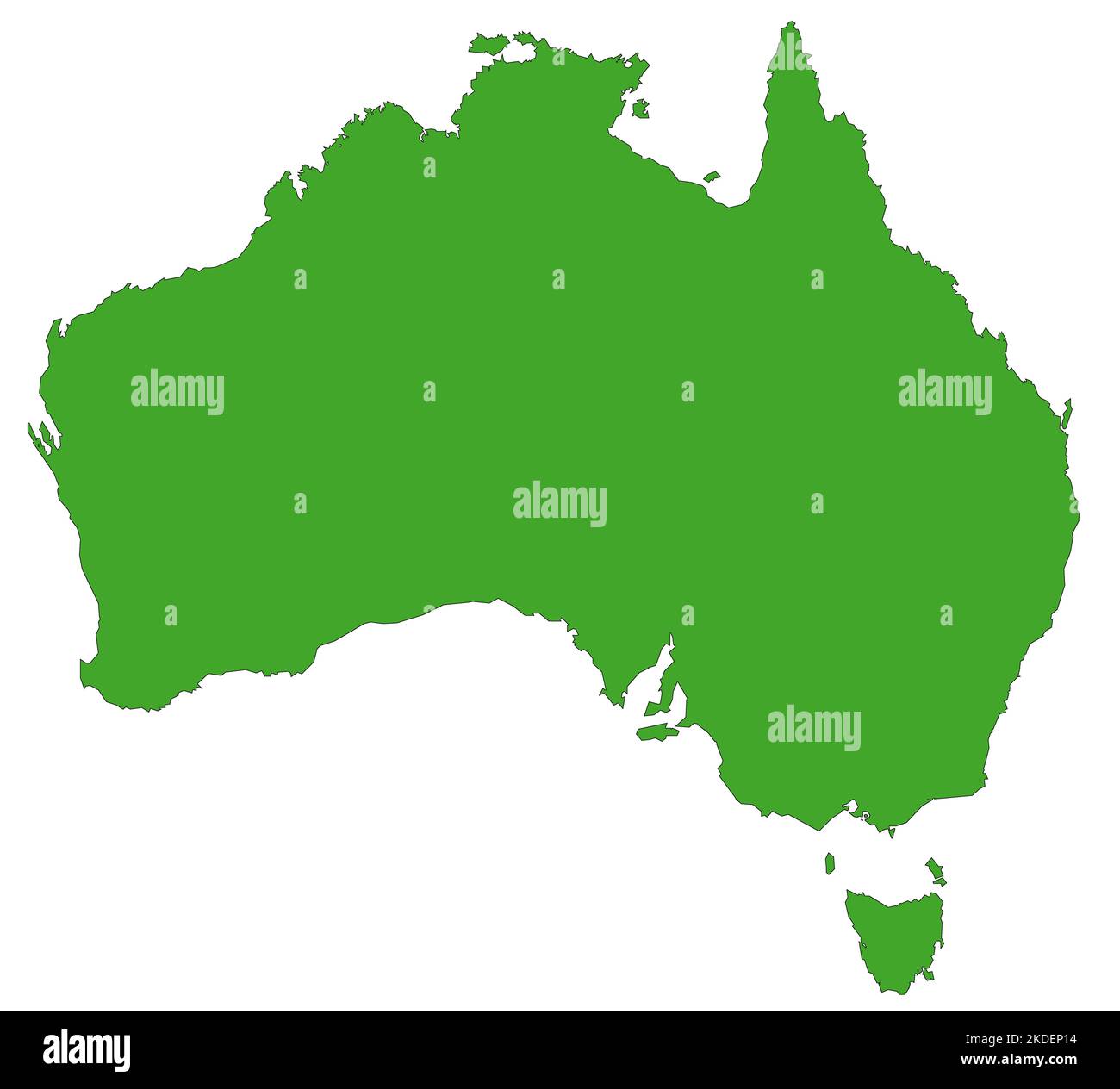 australian map to color