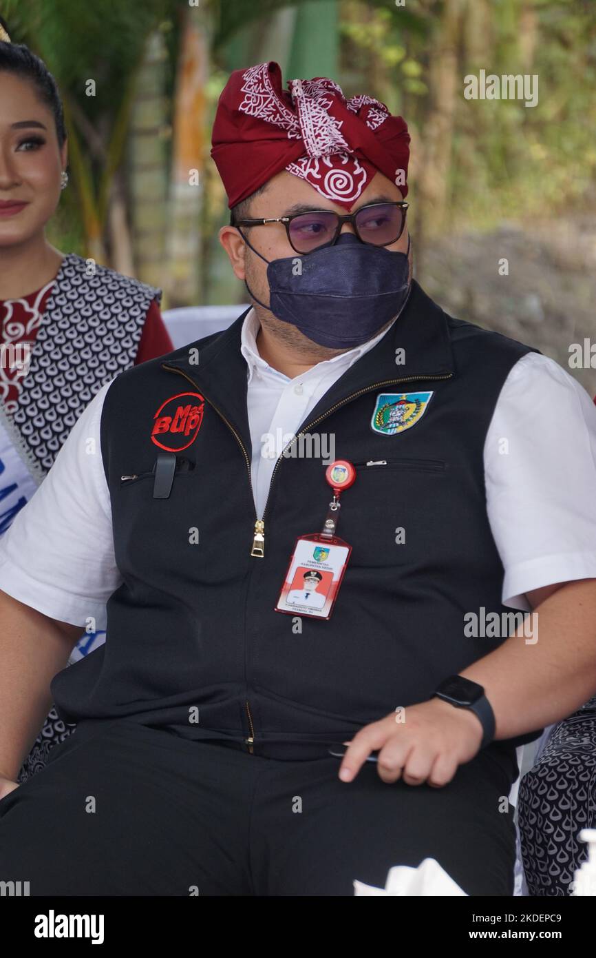 The regent of Kediri Hanindhito Himawan Pramana (Mas Dhito) on the ...