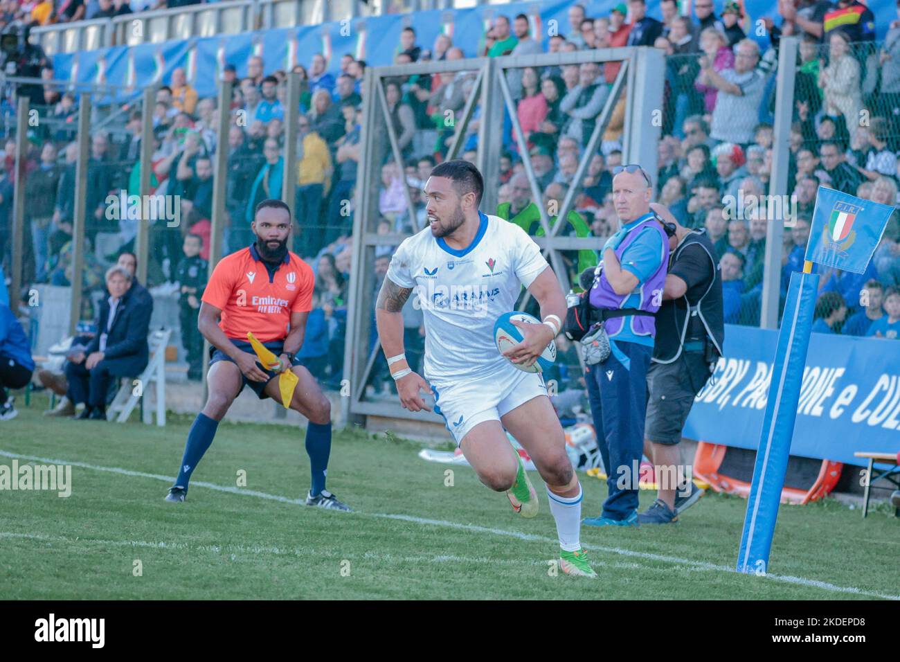 Plebiscito stadium, Padua, Italy, November 05, 2022, Duncan Paia'Aua ...
