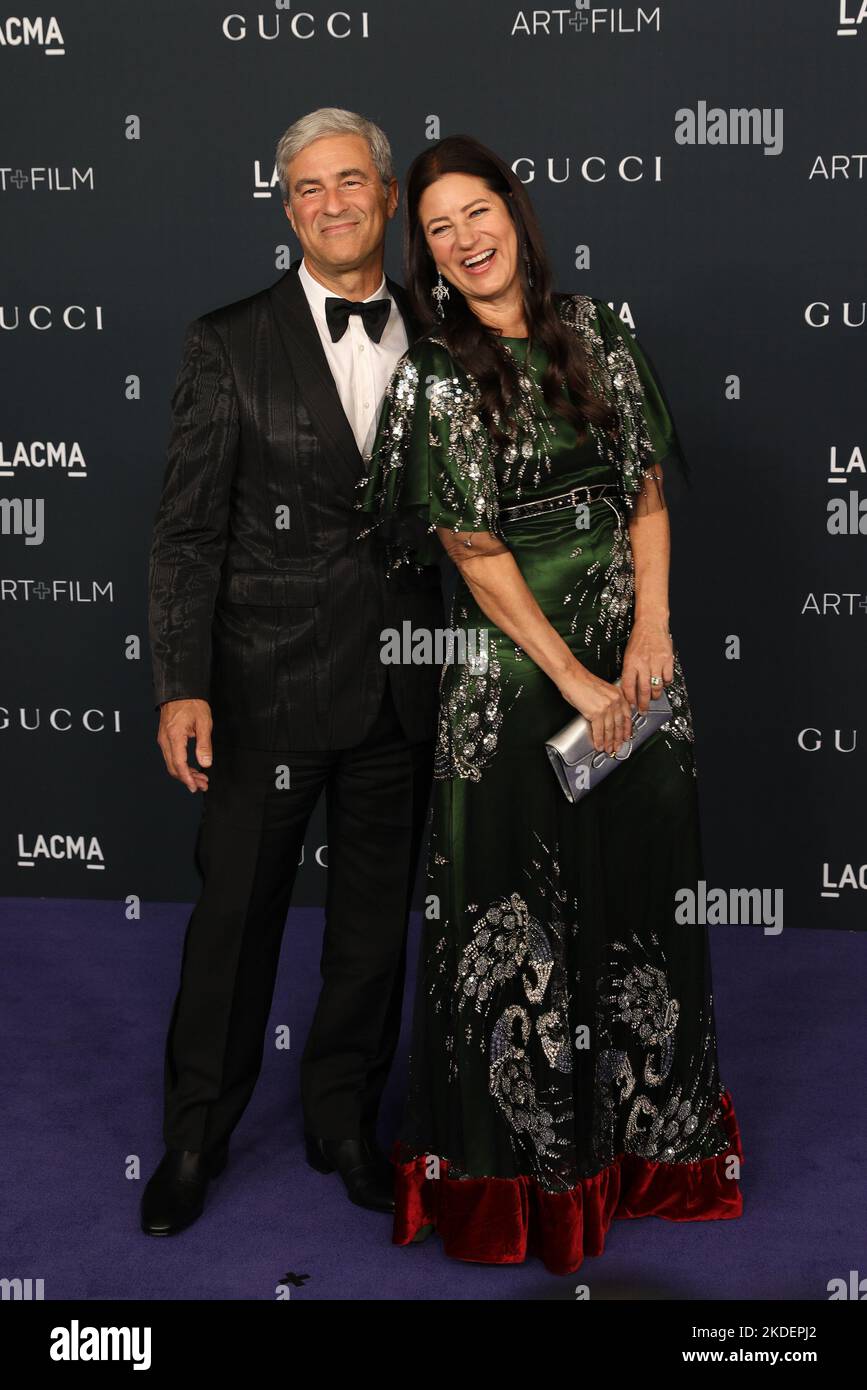 Michael Govan and Katherine Ross arrive at the 2022 LACMA Art + Film ...