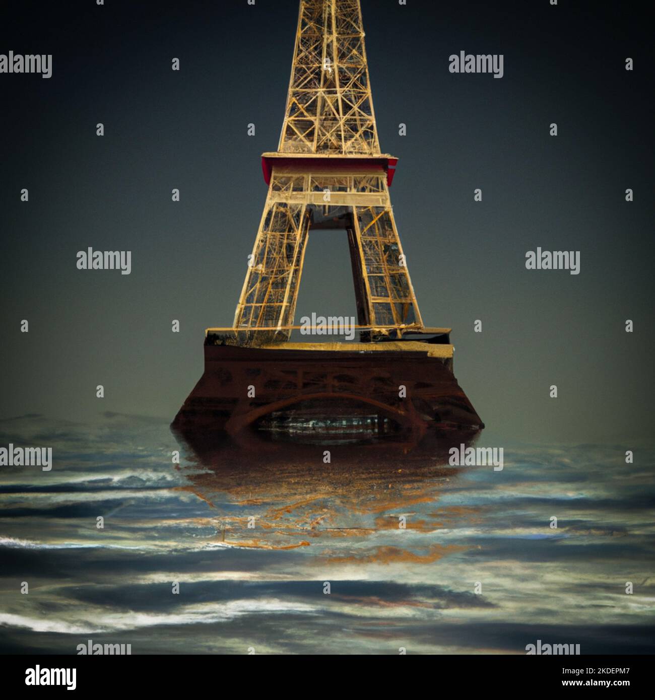 Rising sea level illustration hi-res stock photography and images - Alamy