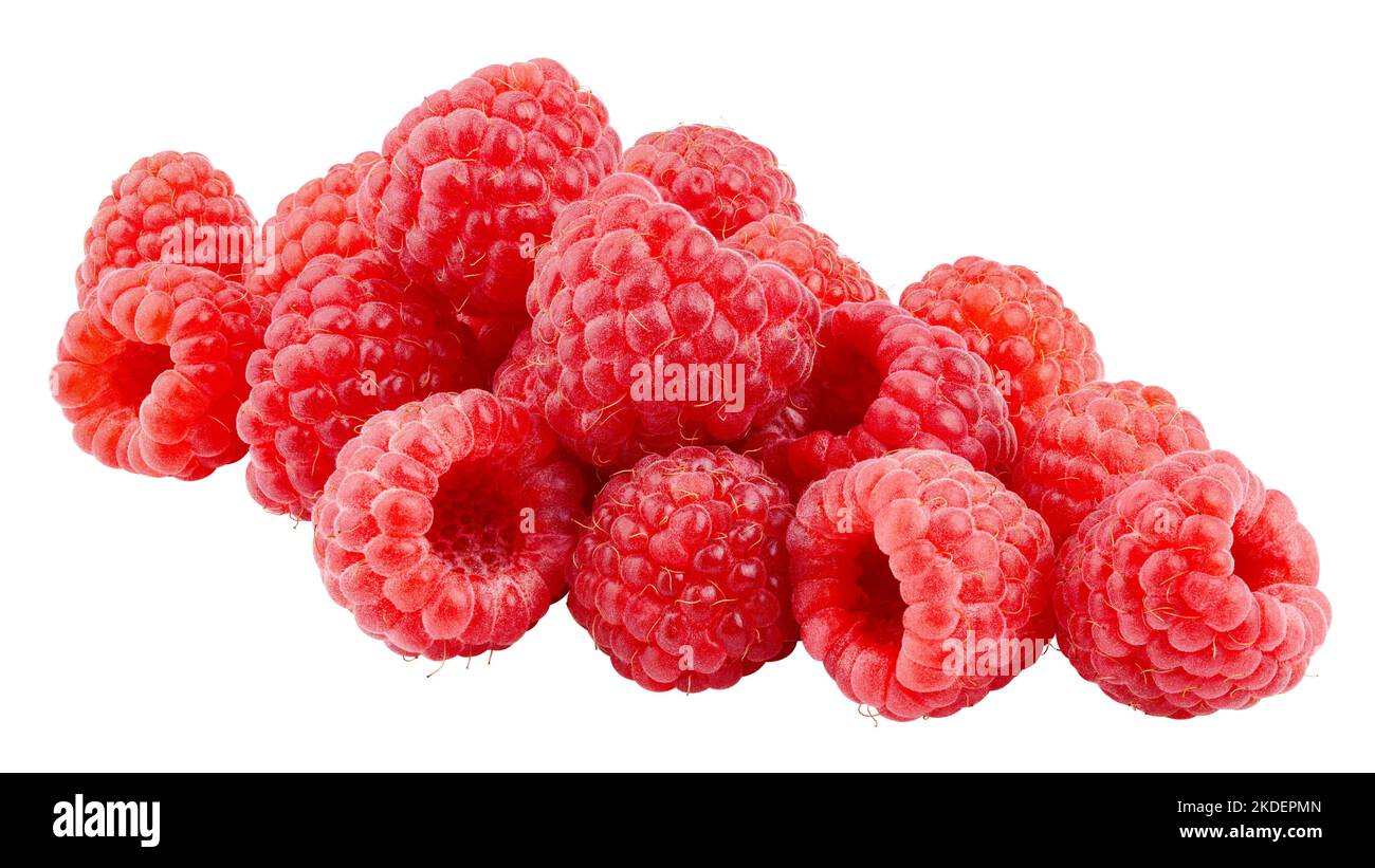 Raspberry isolated on white background, clipping path, full depth of field Stock Photo - Alamy