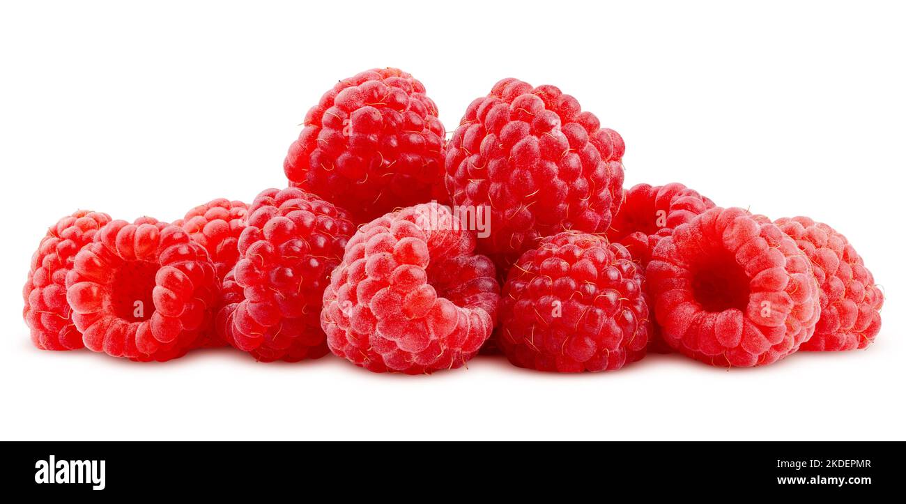 Raspberry isolated on white background, clipping path, full depth of ...