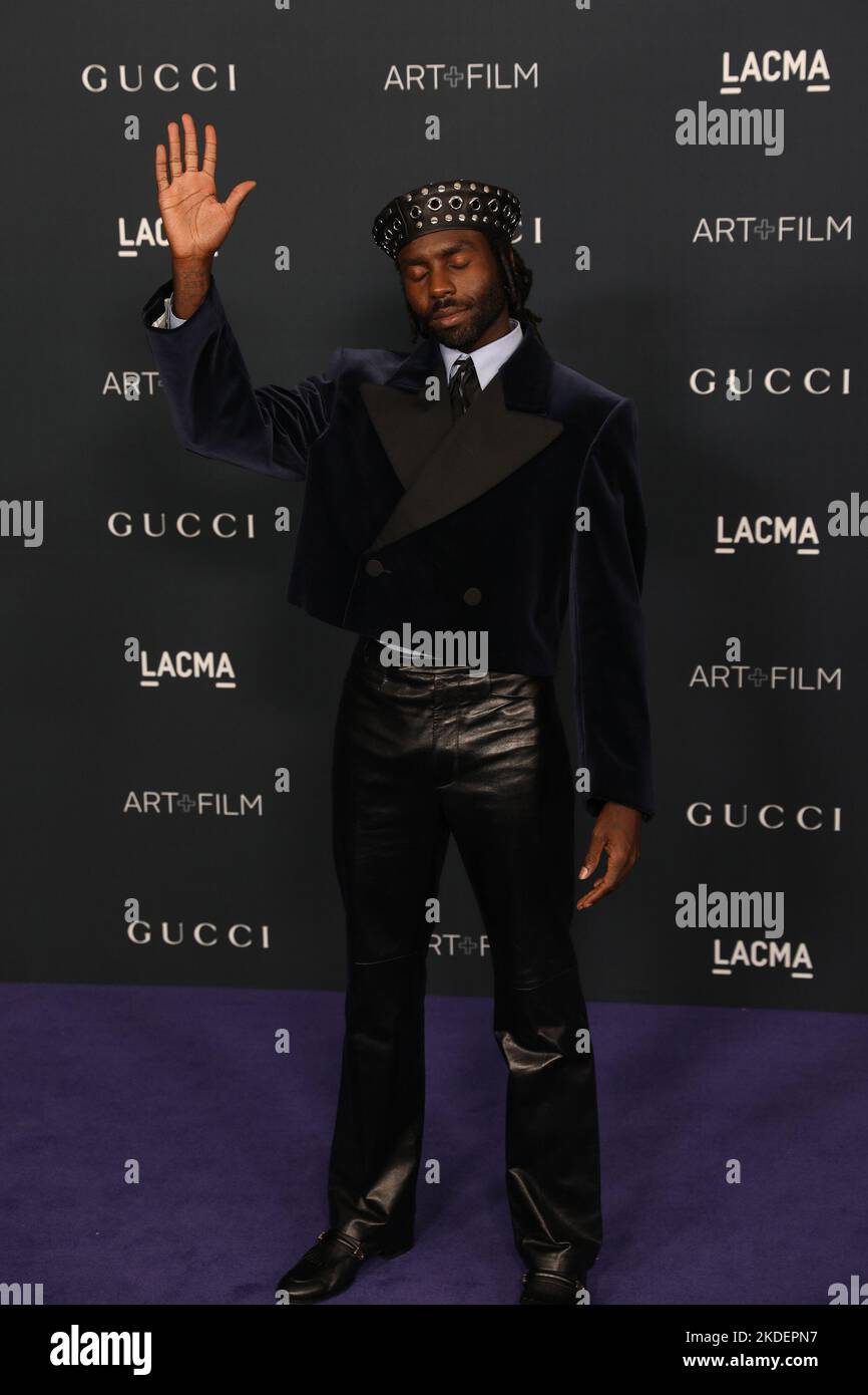 Dev Hynes arrives at the 2022 LACMA Art + Film Gala held at LACMA in ...