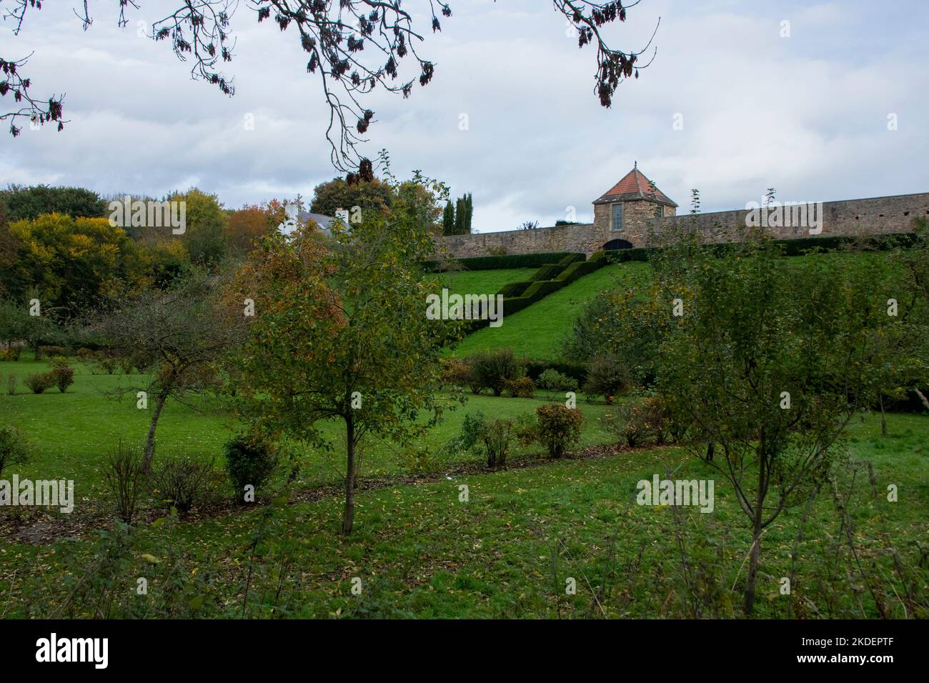 Old Durham Gardens orchard in autumen Stock Photo - Alamy