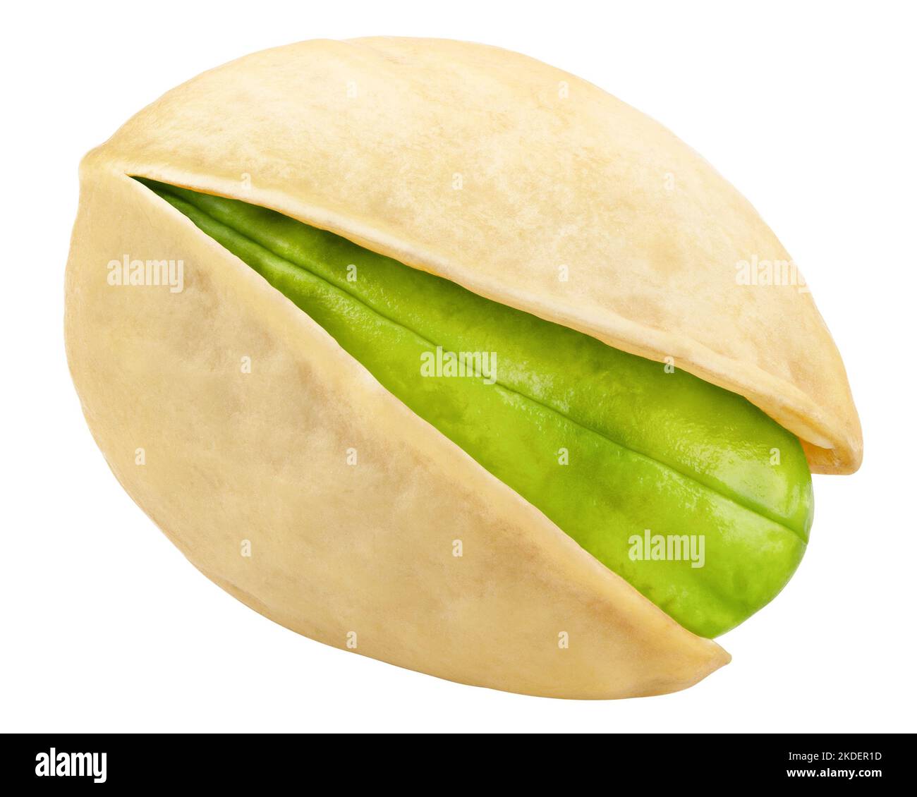 pistachio isolated on white background, clipping path, full depth of ...