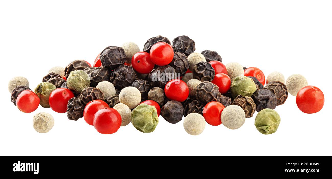pepper mix, full depth of field, clipping path Stock Photo - Alamy