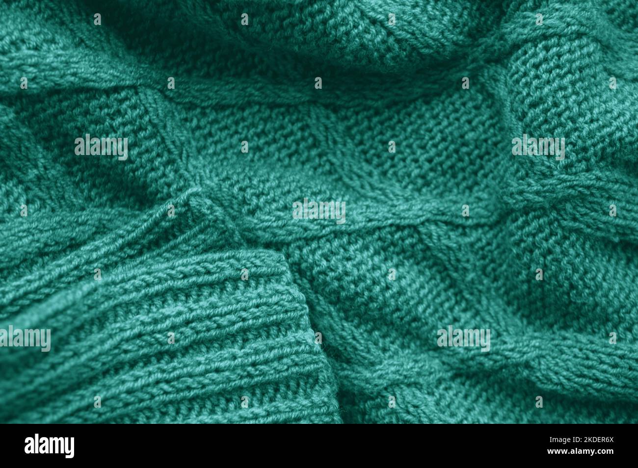 Handmade knitted texture with macro weave threads Stock Photo - Alamy