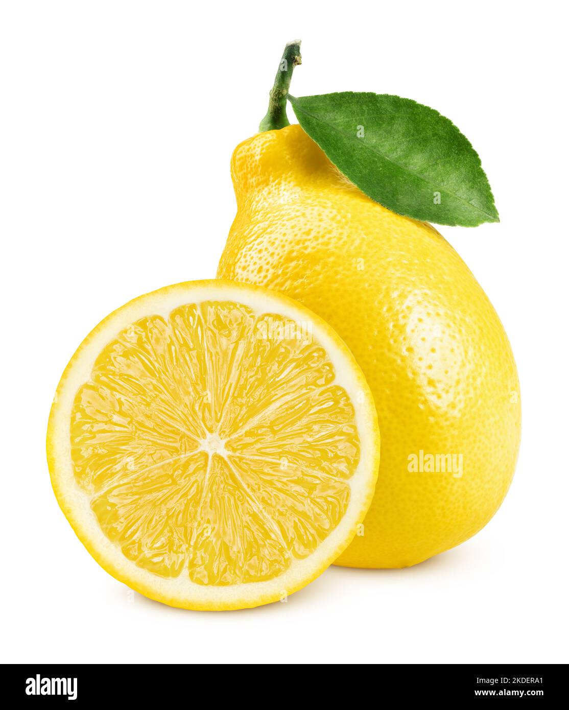 lemon, isolated on white background, clipping path, full depth of field ...