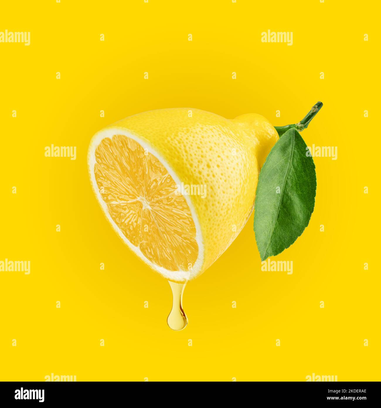 Lemon color background hi-res stock photography and images - Alamy