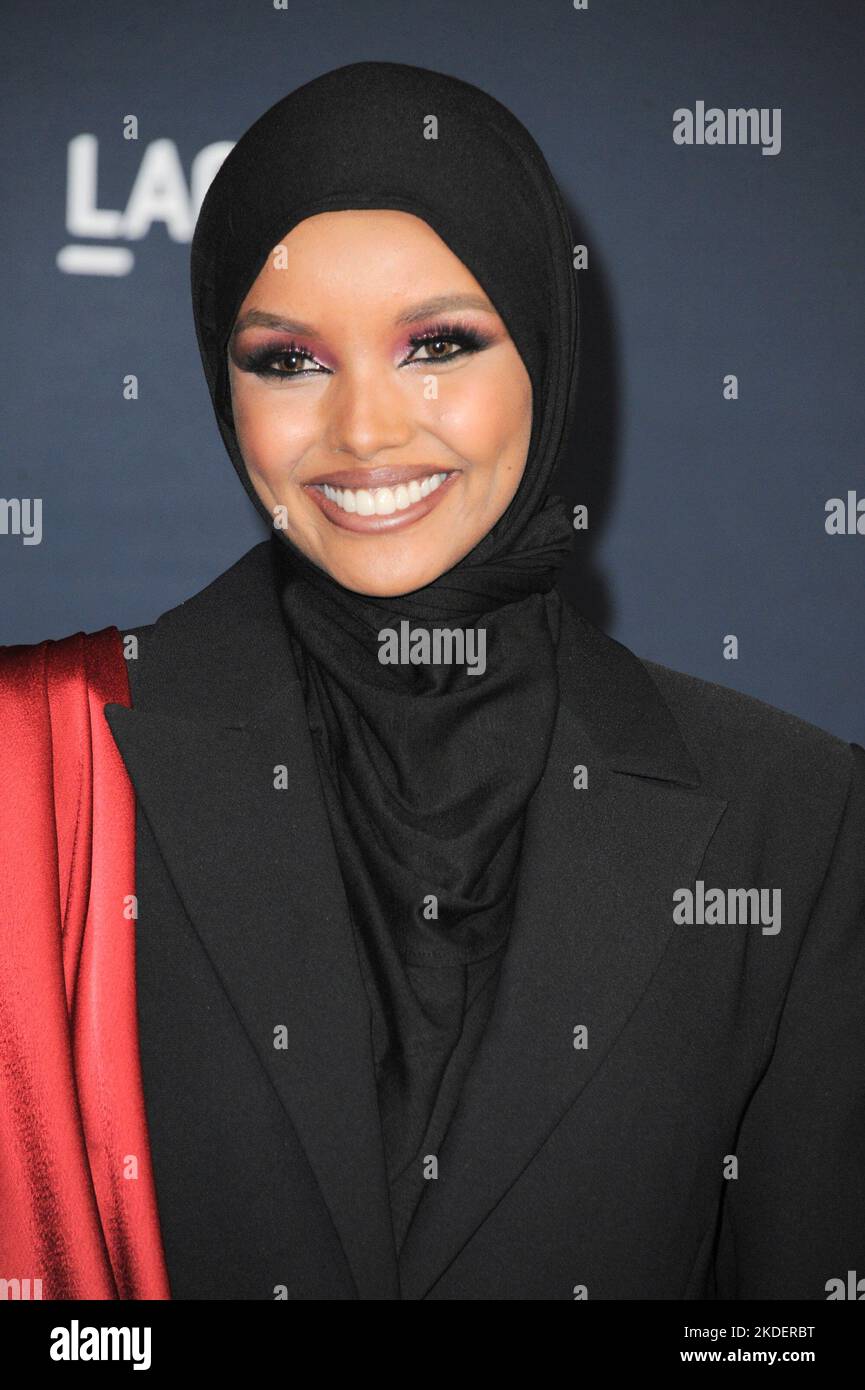 Los Angeles, CA. 5th Nov, 2022. Halima Aden at arrivals for 2022 LACMA ART FILM GALA, Los ...