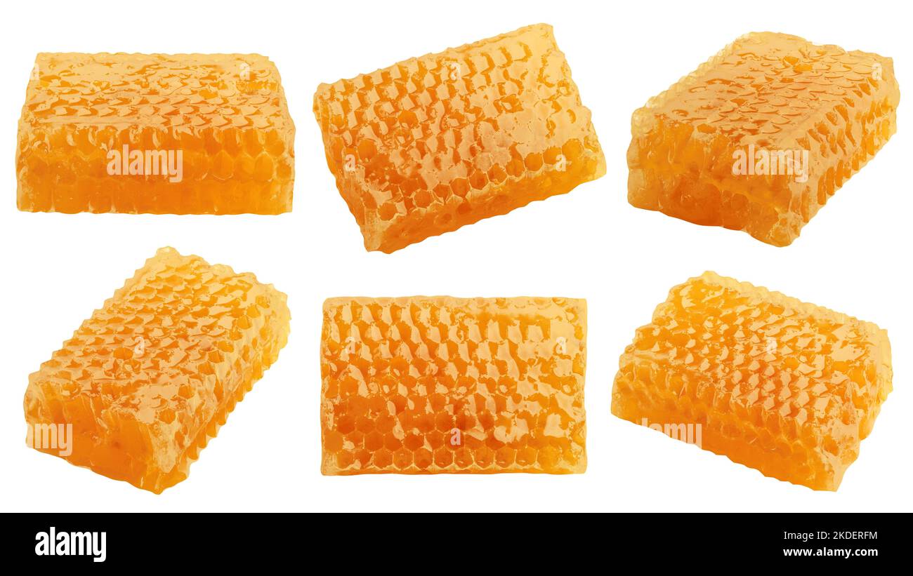Honeycomb isolated on white background, clipping path, full depth of ...