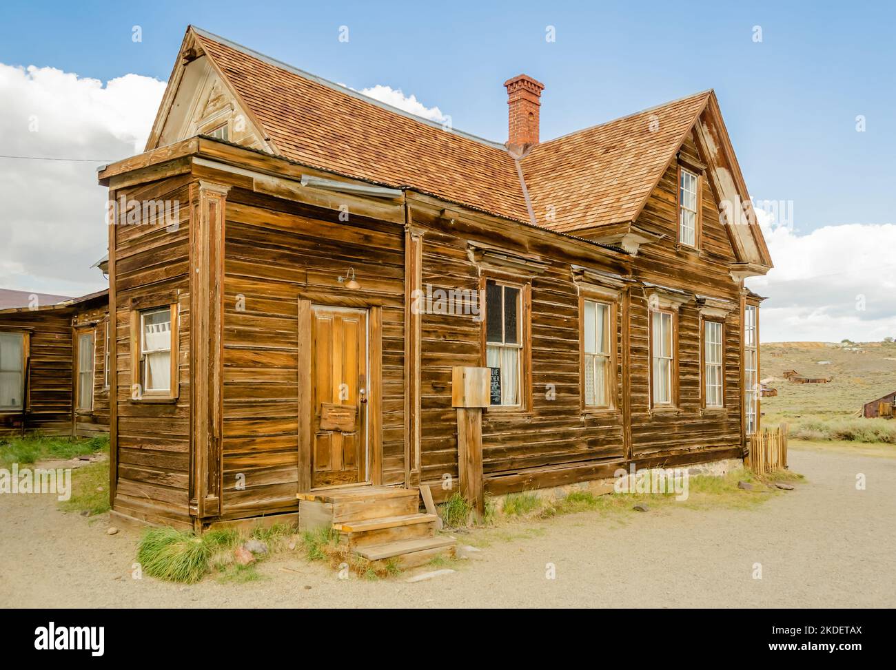 Abandoned Ranger Station in the Gold Mining Ghost Town of Bodie, State Historic Park in ...