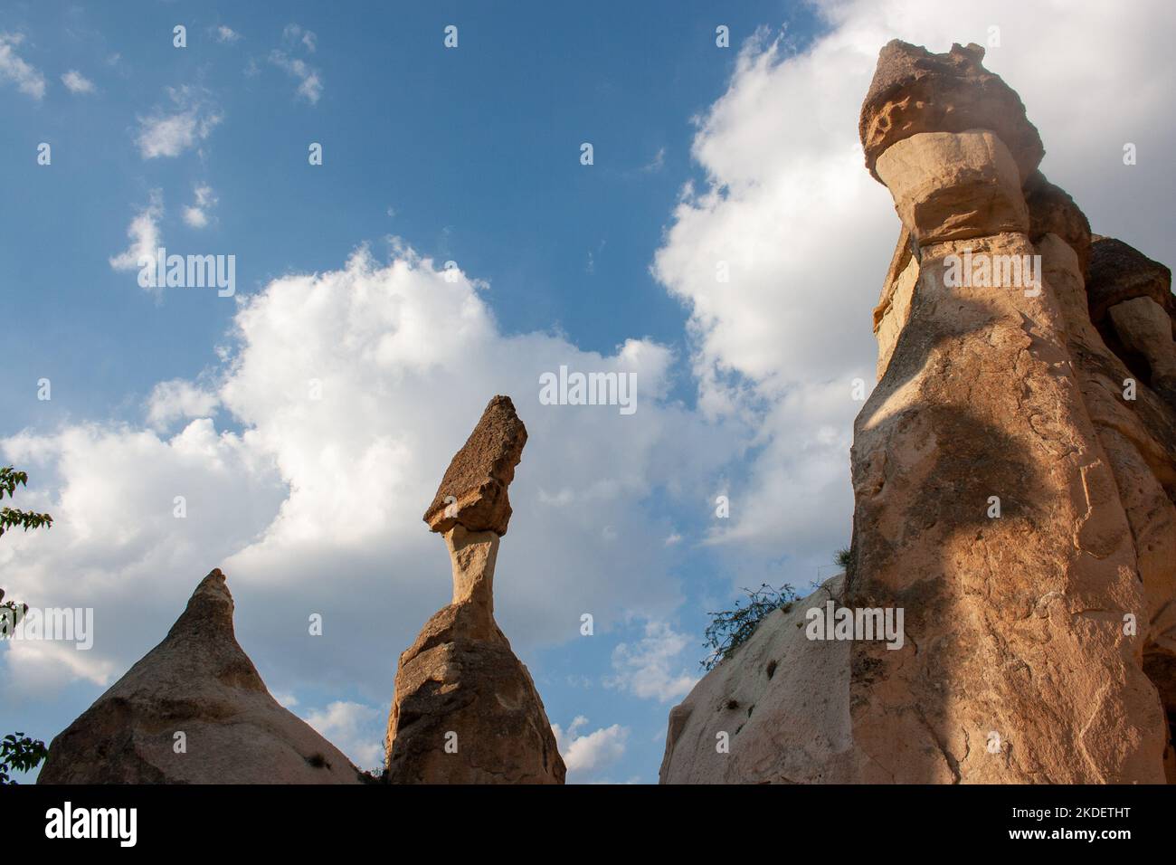 Göreme National Park and the Rock Sites. Fairy Chimneys rock formation ...