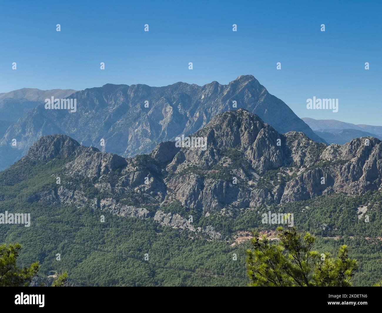 Mountains near Antalya in Turkey. Beautiful natural panorama Stock ...