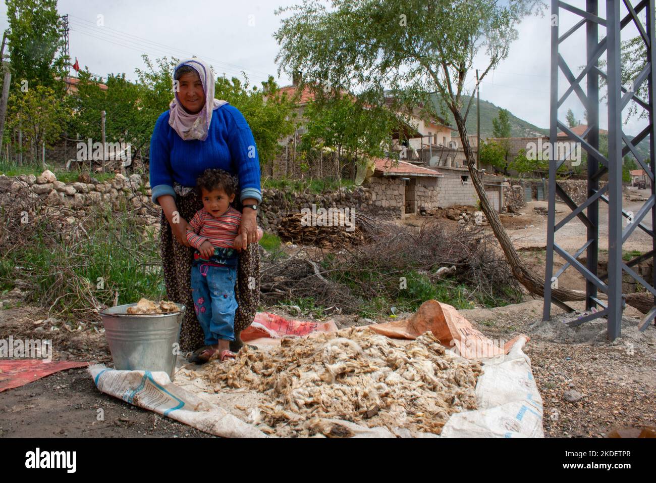 Local woman resident in Cappadocia Turkey Stock Photo - Alamy