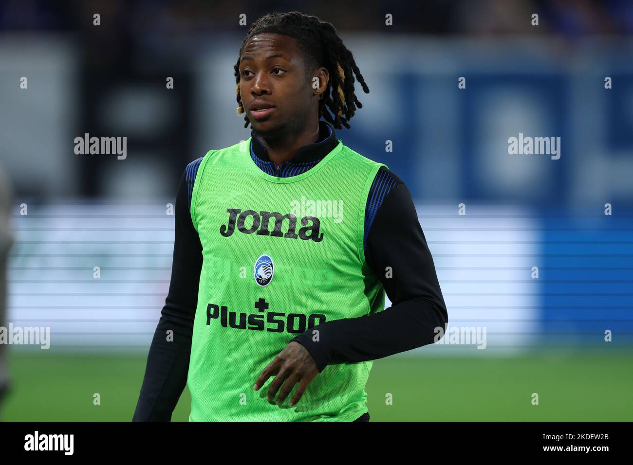 Brandon Soppy of Atalanta Bc during warm up before the Serie A match ...