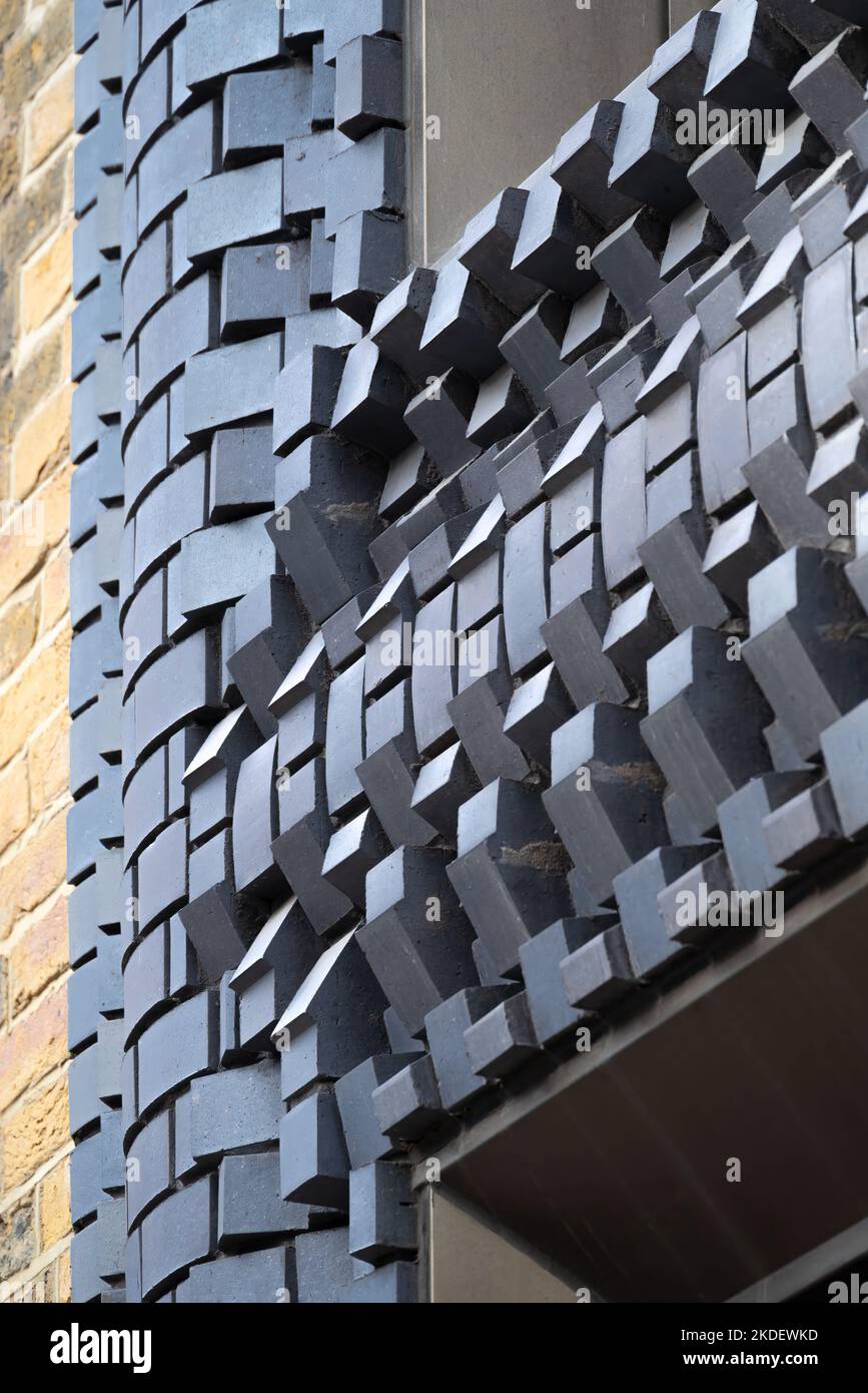 London, England, UK - The Interlock mixed use brick building by Bureau ...