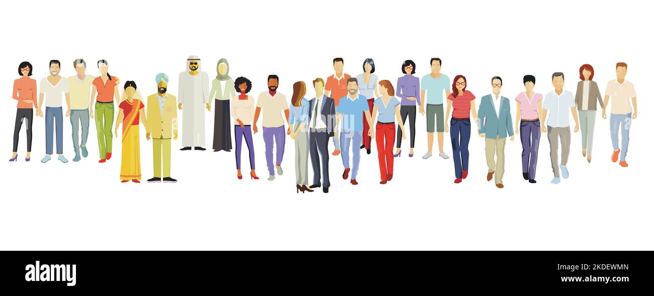 Ethnic groups meeting Stock Vector Images - Alamy