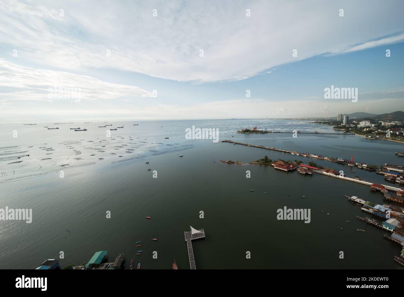 Night cityscape from Si Racha, Chon Buri, Thailand Stock Photo - Alamy