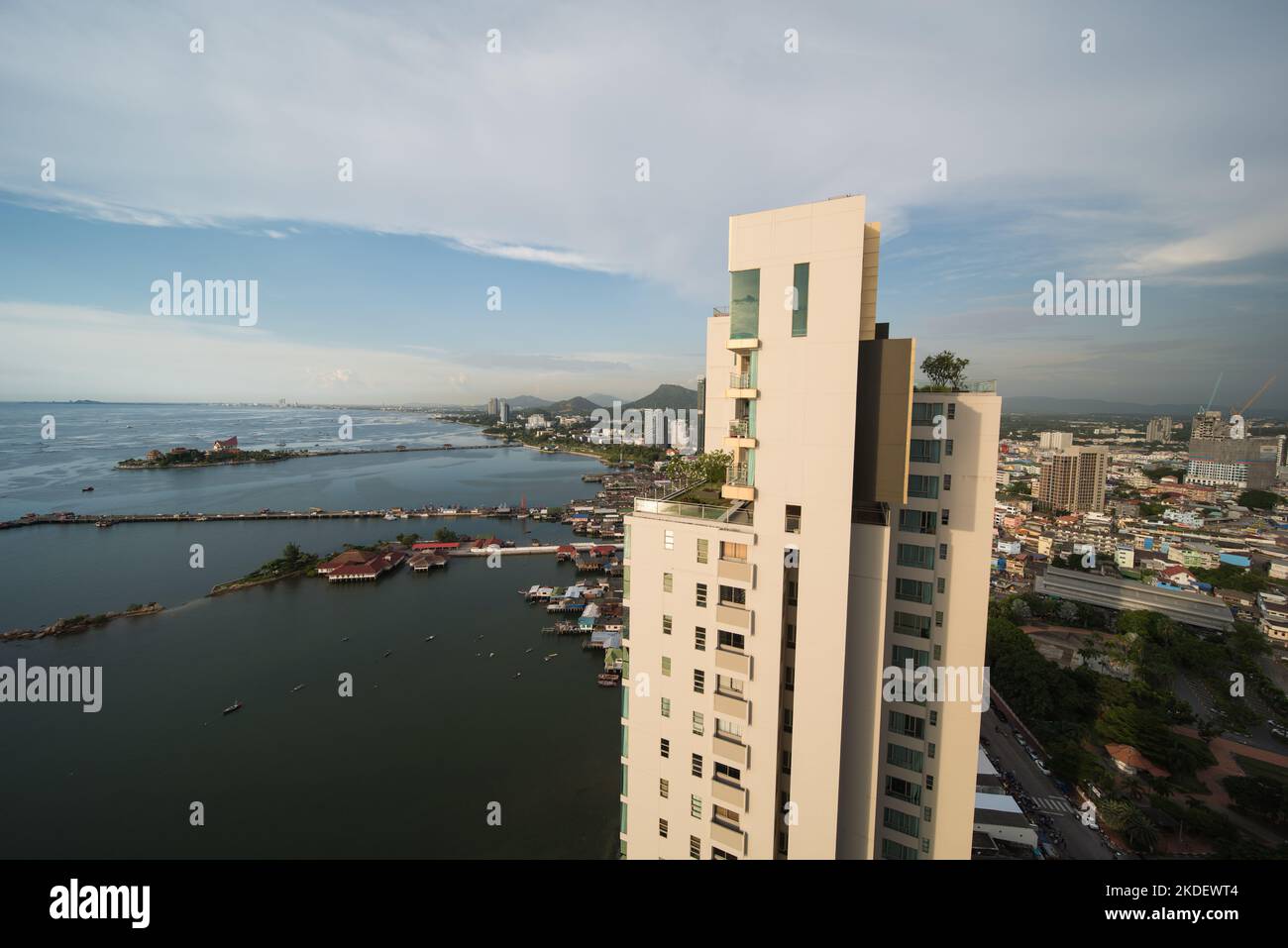 Night cityscape from Si Racha, Chon Buri, Thailand Stock Photo - Alamy