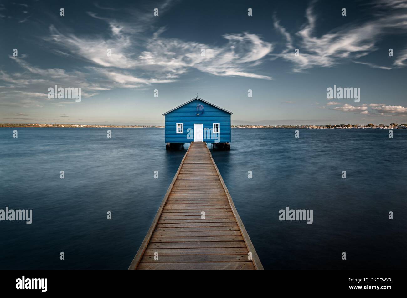 Famous Crawley Edge Boatshed in Perth Stock Photo - Alamy