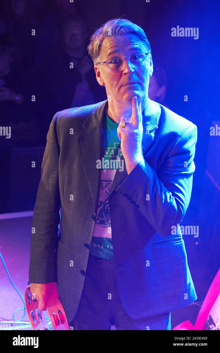 Gary Daly of China Crisis performing at The Acapela Studios in Pentyrch ...