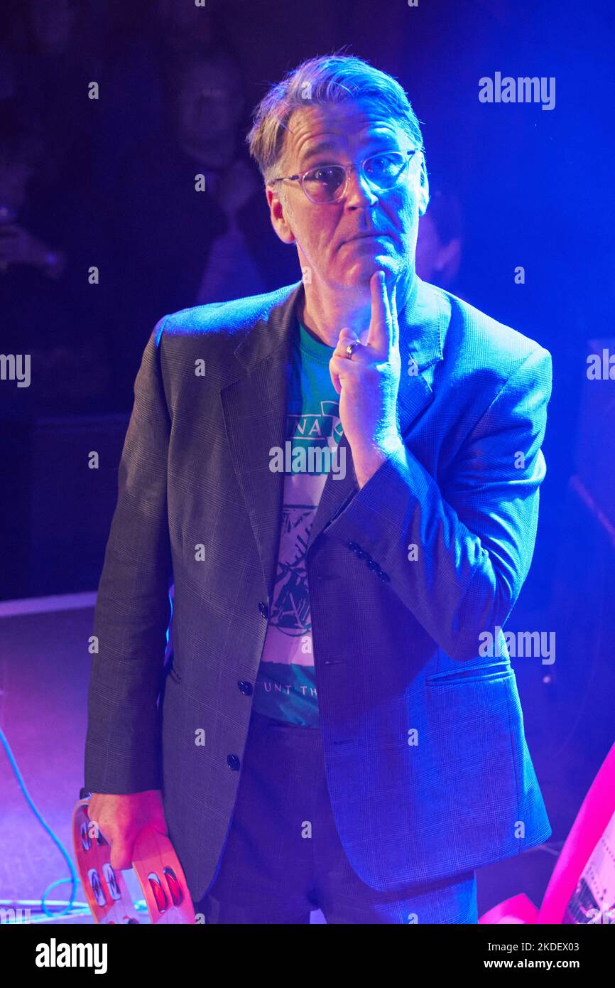 Gary Daly of China Crisis performing at The Acapela Studios in Pentyrch ...