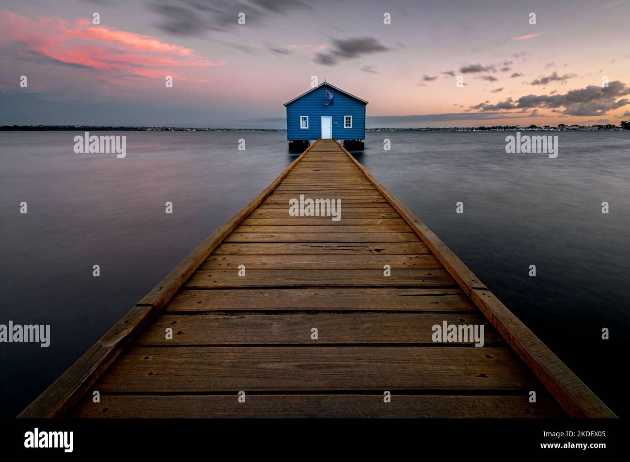 Famous Crawley Edge Boatshed in Perth Stock Photo - Alamy