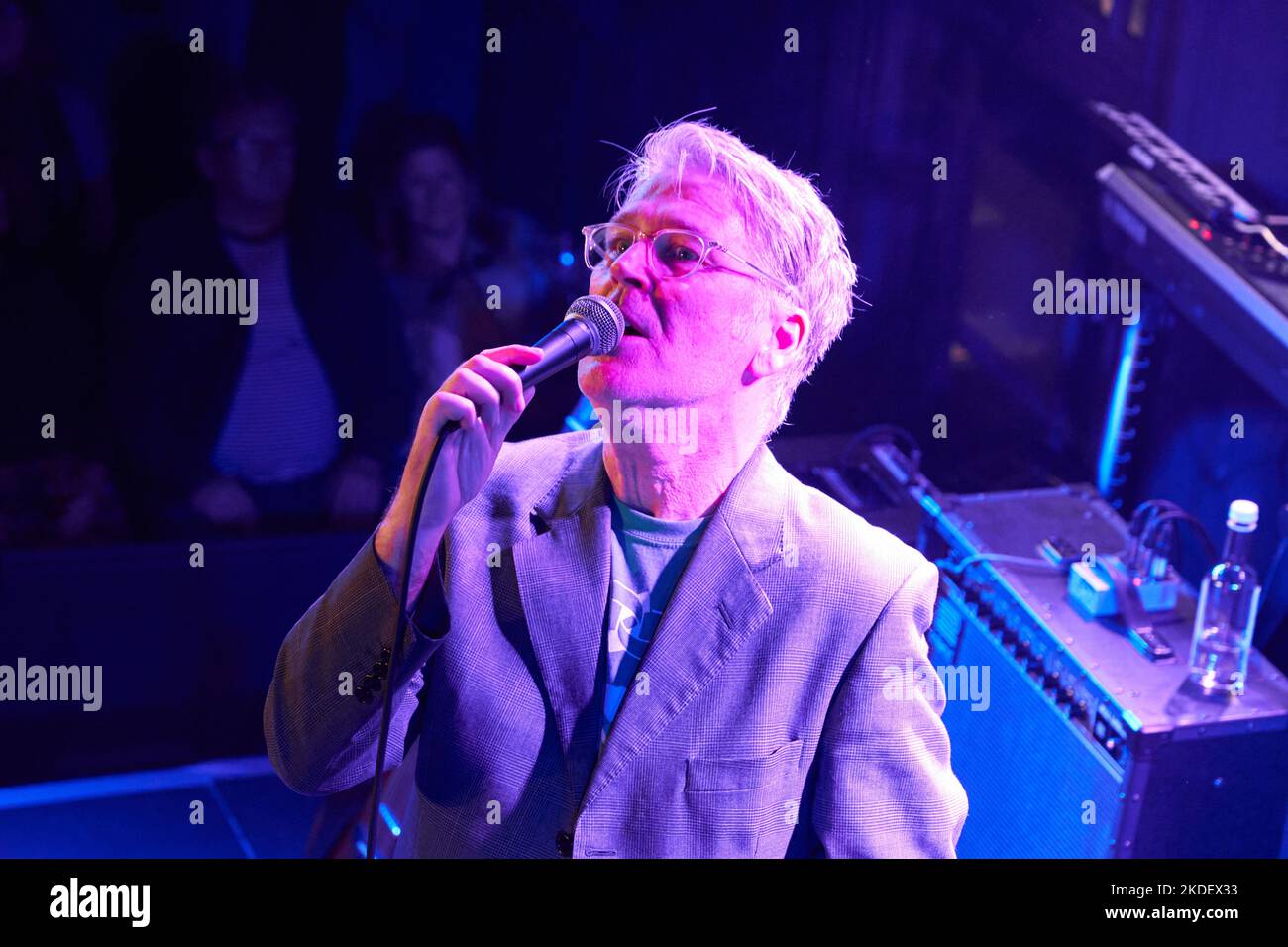 Gary Daly of China Crisis performing at The Acapela Studios in Pentyrch ...