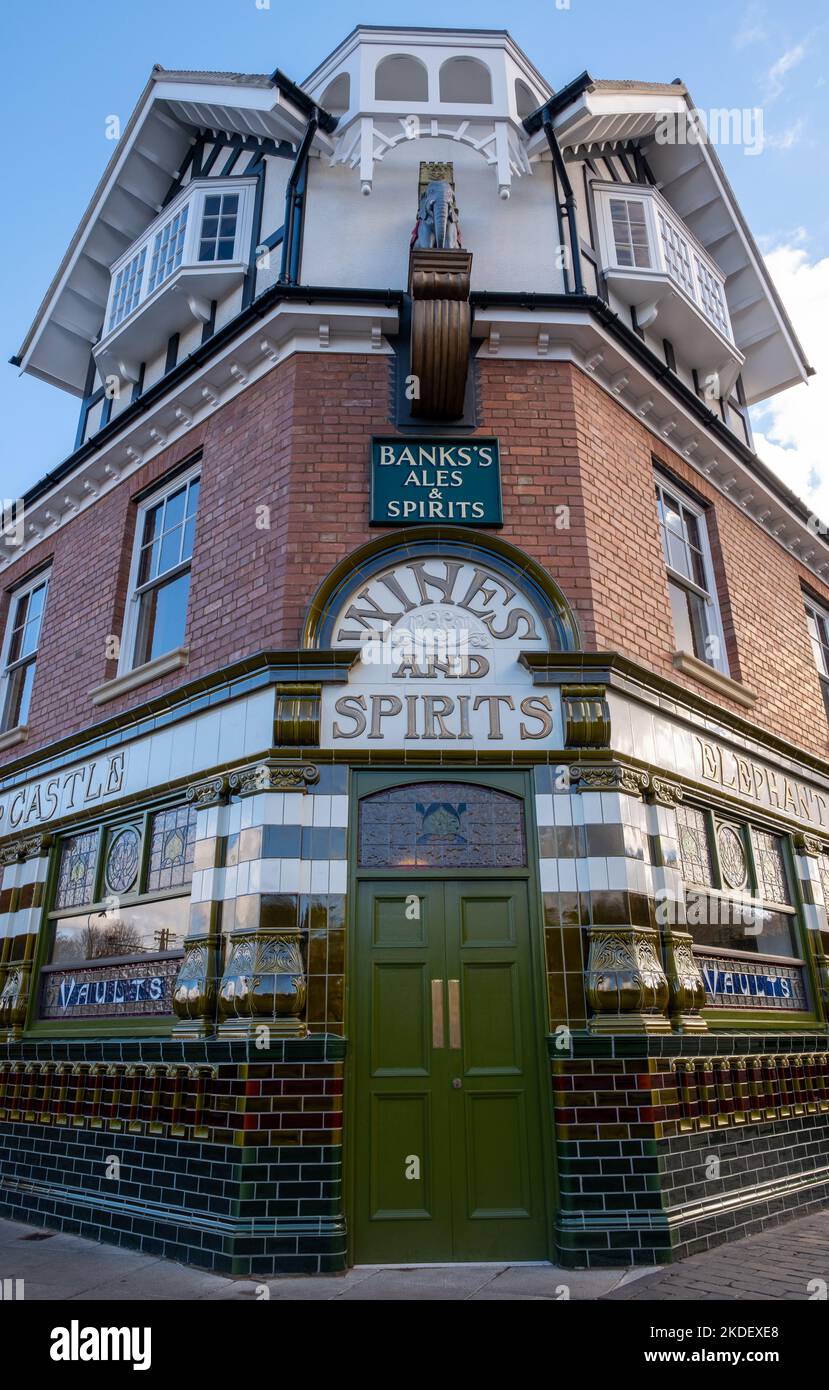 The 'Elephant & Castle' pub at The Black Country Living Museum in ...