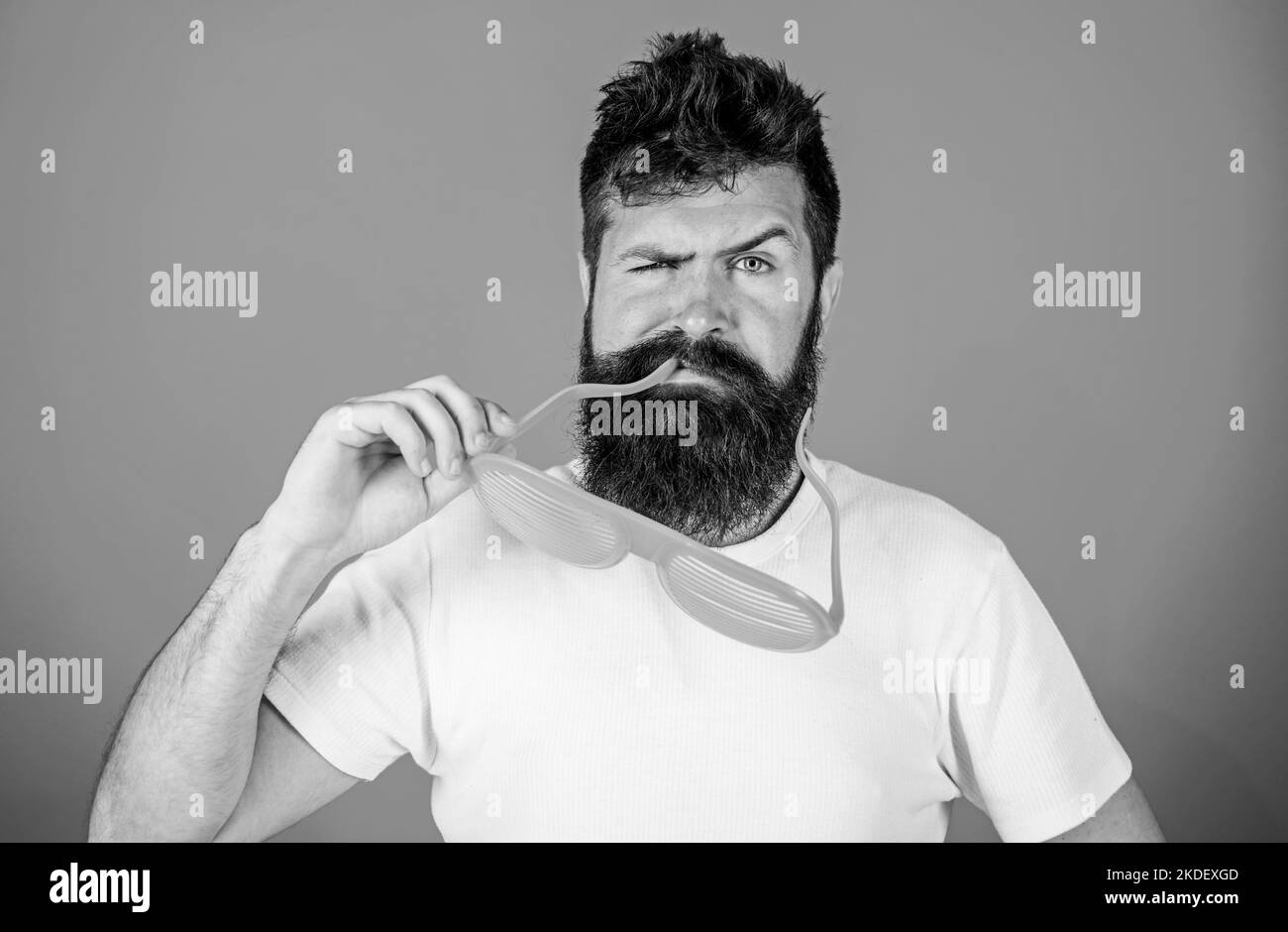 Hipster wear shutter shades sunglasses. Eye protection accessory ...