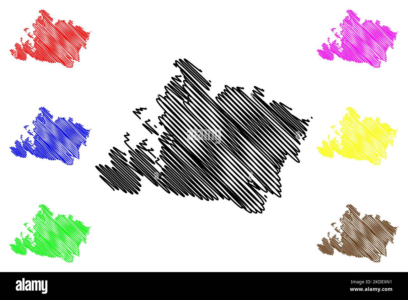 Iriomote island (Japan, East Asia, Japanese archipelago, Yaeyama Islands) map vector ...