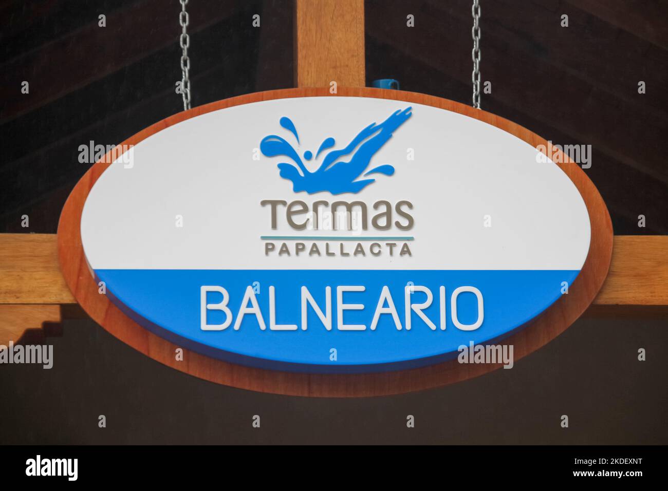 Hot springs thermal swimming pools at Termas de Papallacta spa resort ...