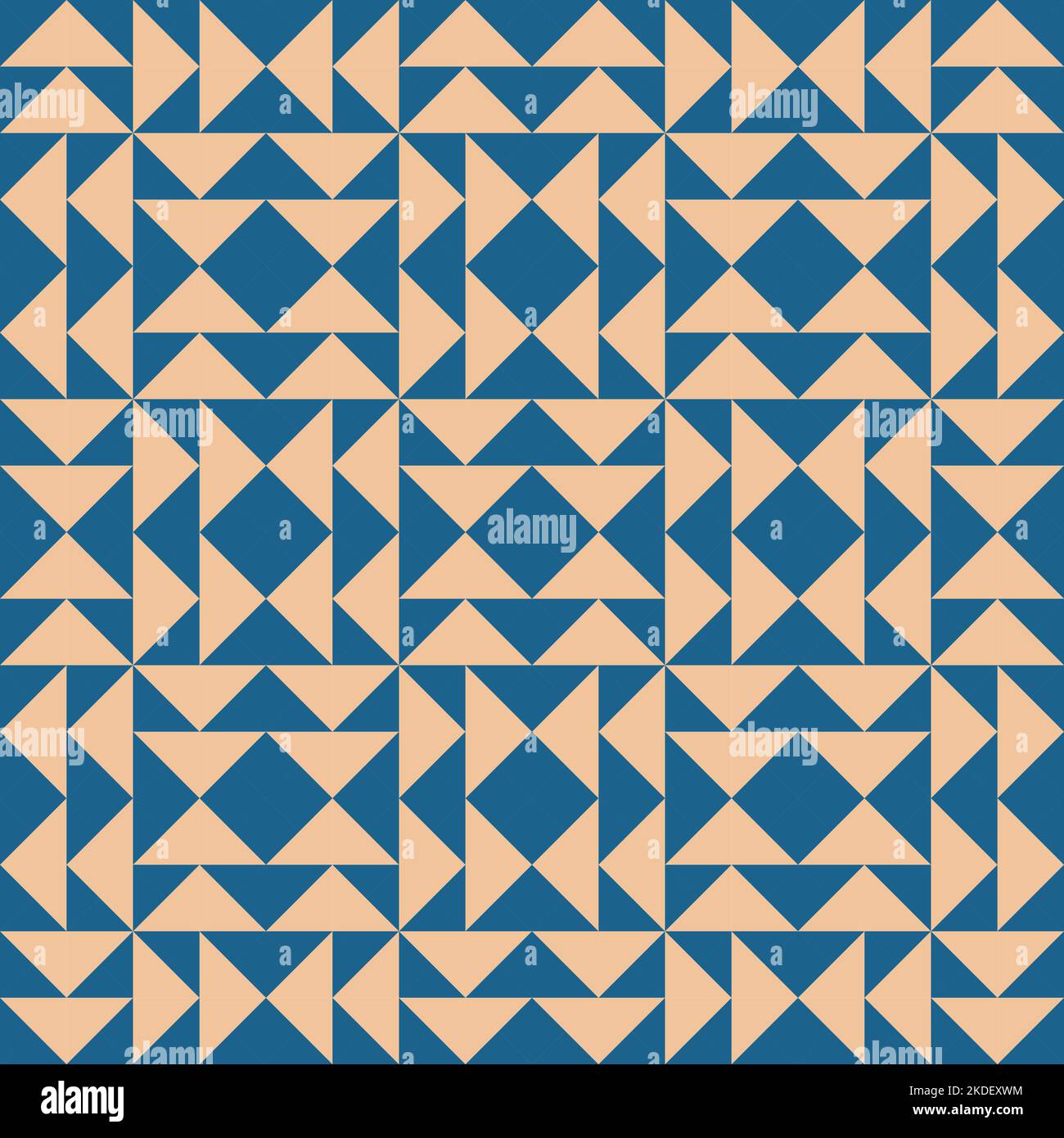 Abstract geometric diamond and triangle shaped seamless pattern. Vector ...