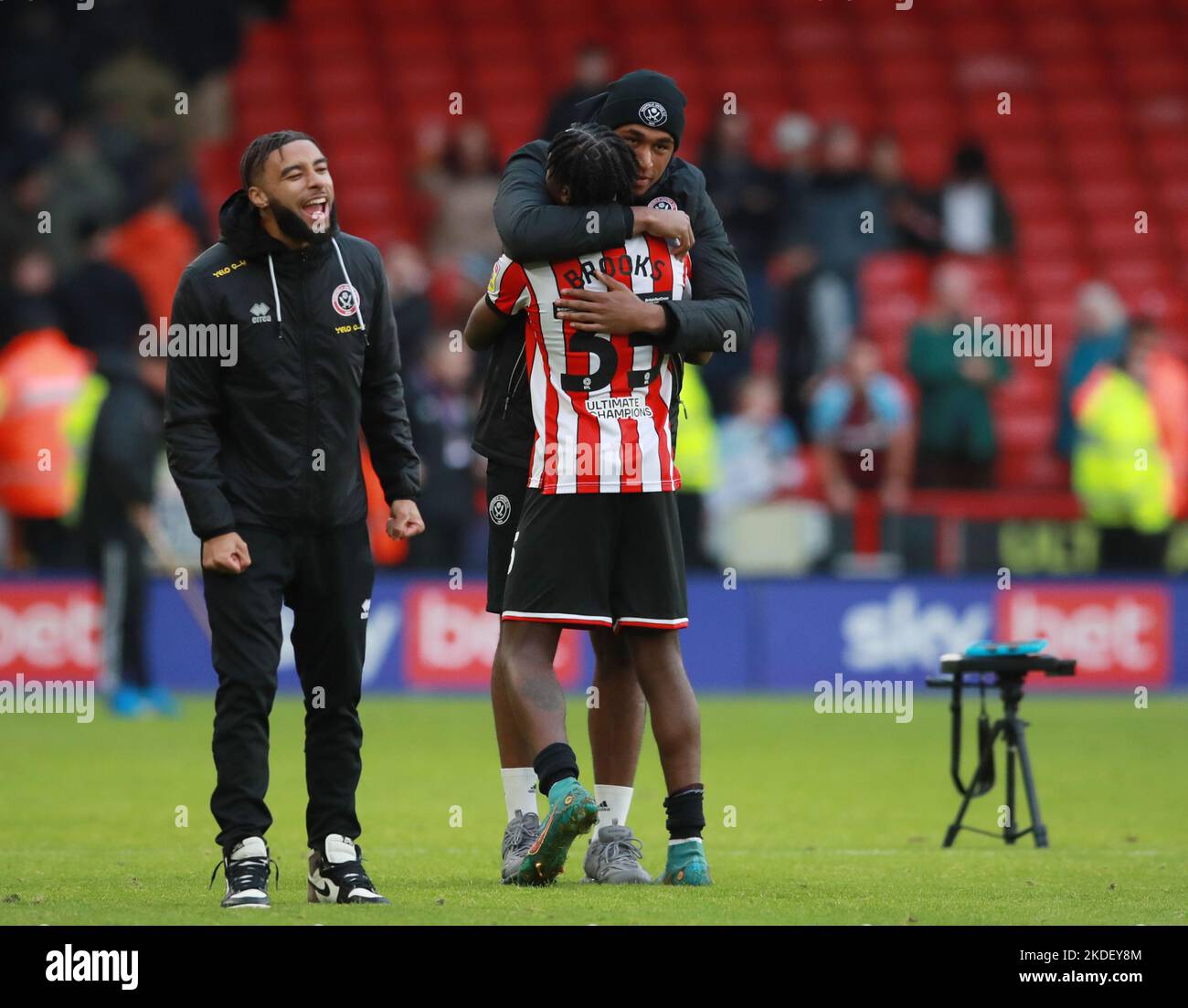 Sheffield, England, 5th November 2022. Jordan Amissah of Sheffield Utd ...