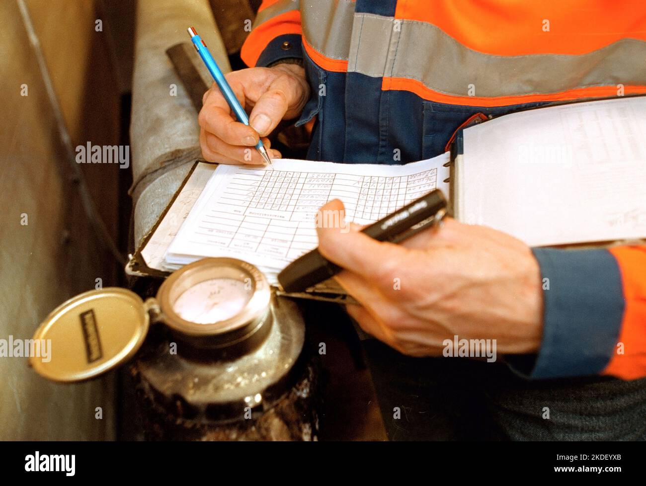 A business in a municipality, A water meter Stock Photo - Alamy