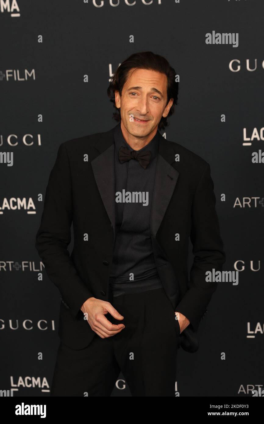 Adrien Brody arrives at the 2022 LACMA Art + Film Gala held at LACMA in ...