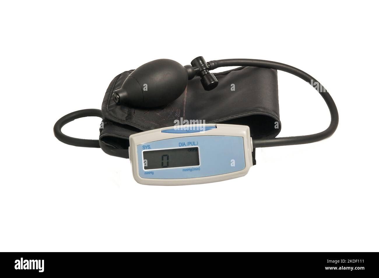 Semi-automatic tonometer for measuring blood pressure and pulse rate on ...